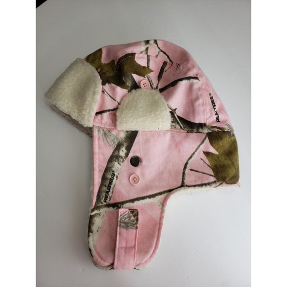 Polar Edge | Accessories | Polar Edge Trapper Hat Womens Pink Realtree ...
